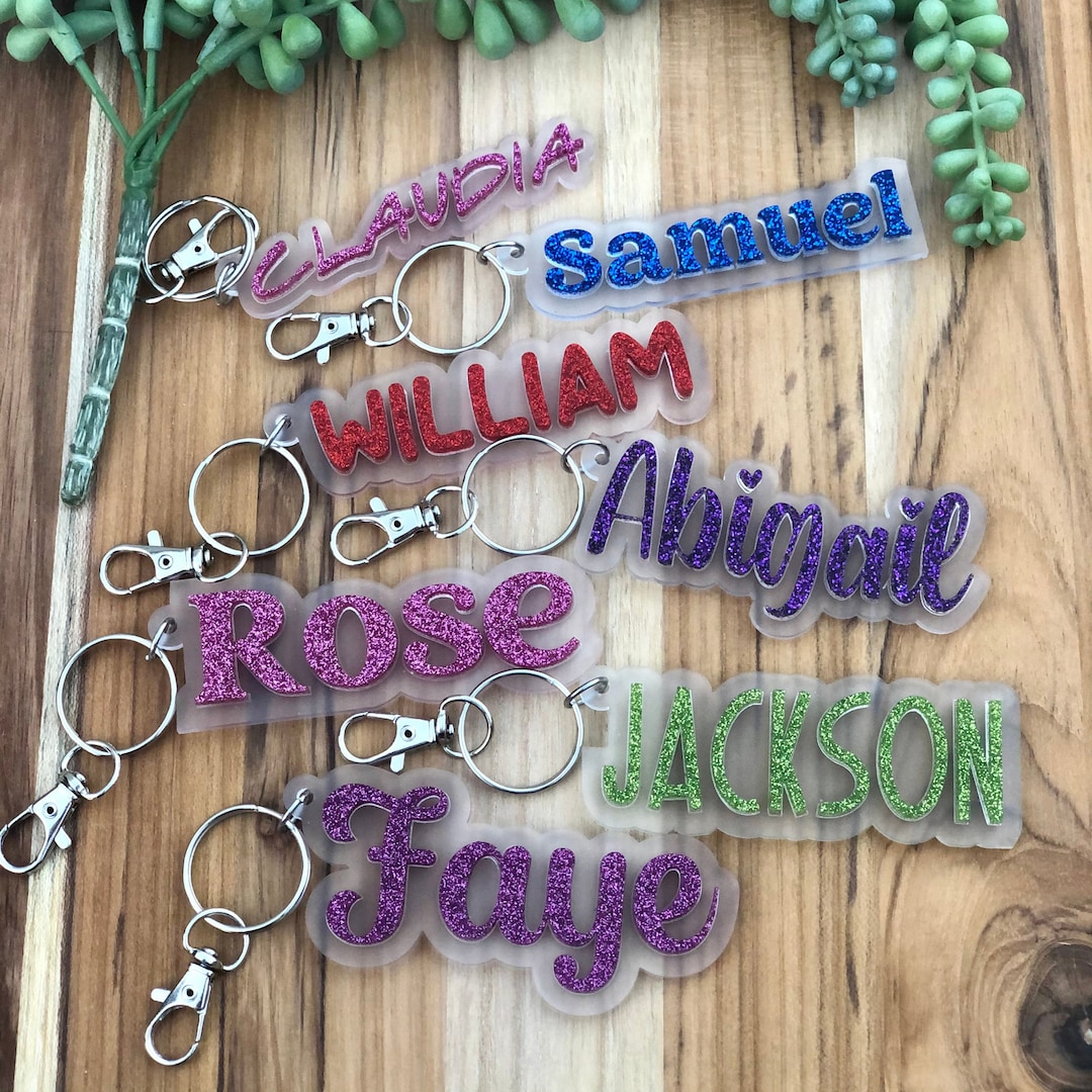 Personalized Name Tag for Bag, Personalized Name for Backpack, Custom ...