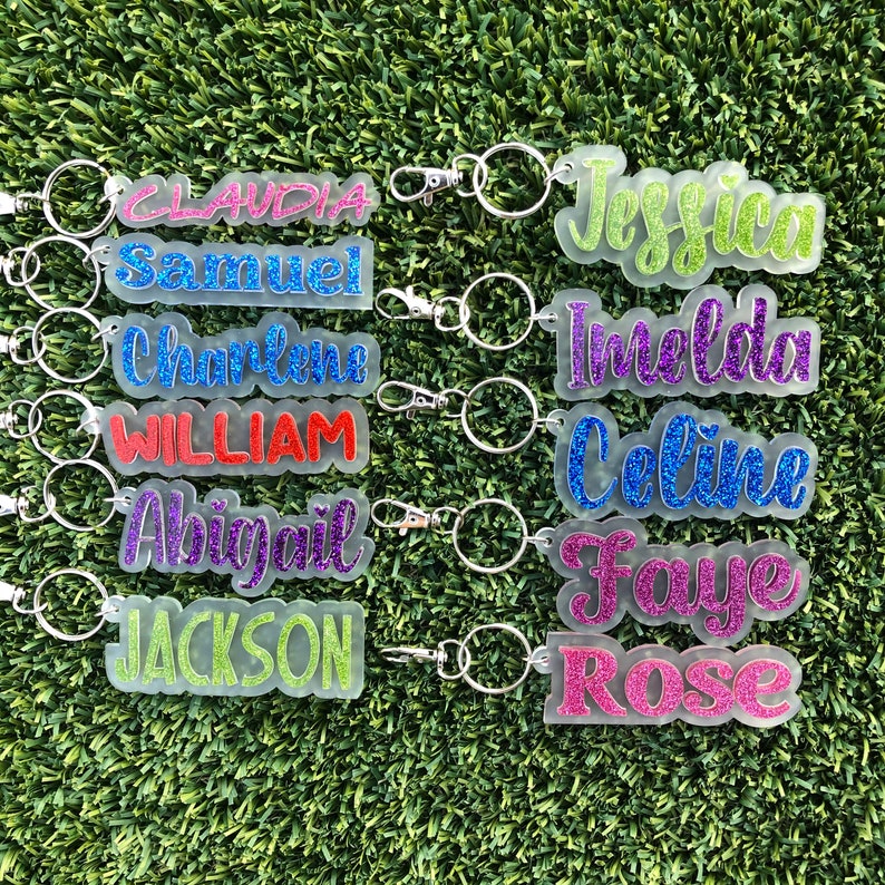 Personalized Name Tag for Bag Personalized Name for Backpack - Etsy