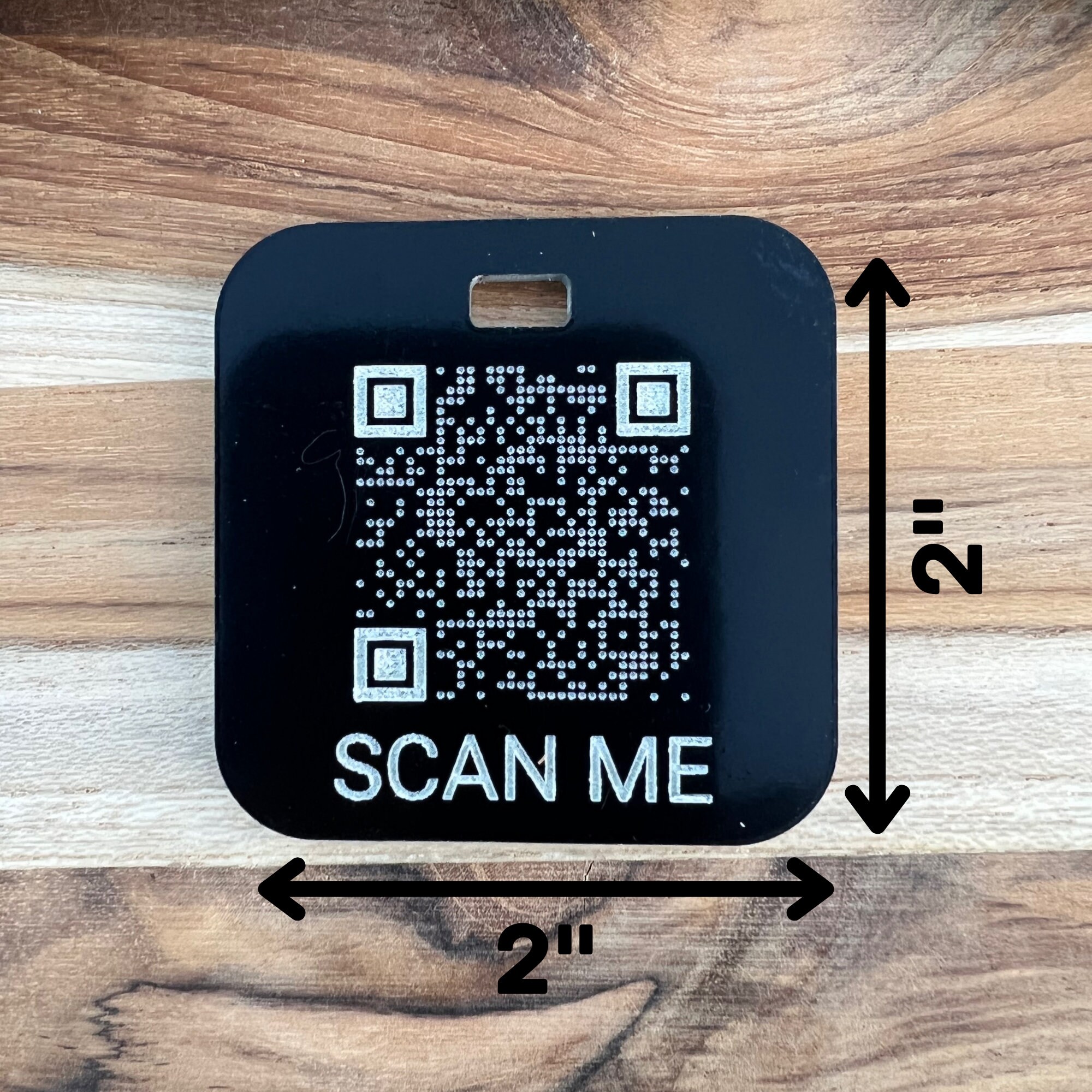 QR Code Keychain, Personalized Scan Luggage Tag, Personalized Backpack ...