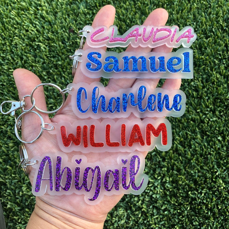 Personalized Name Tag for Bag, Personalized Name for Backpack, Custom ...