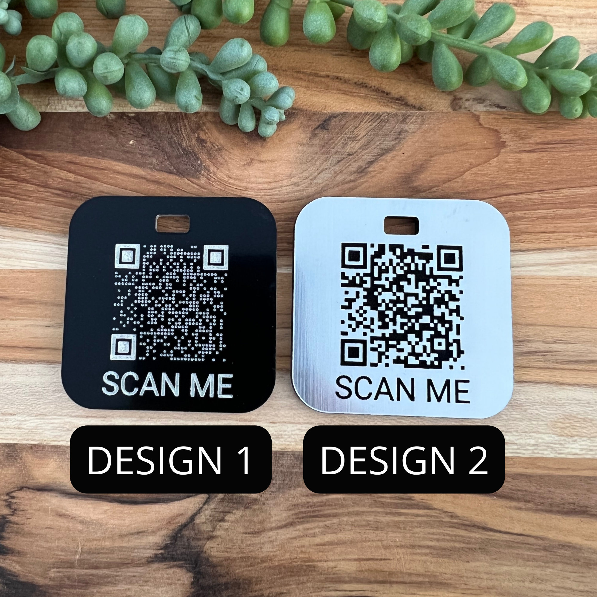 QR Code Keychain, Personalized Scan Luggage Tag, Personalized Backpack ...