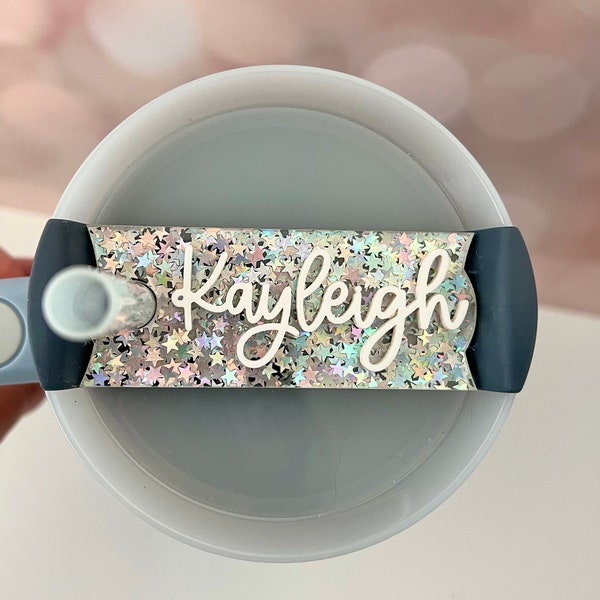 Personalized Name Cup Topper - Etsy