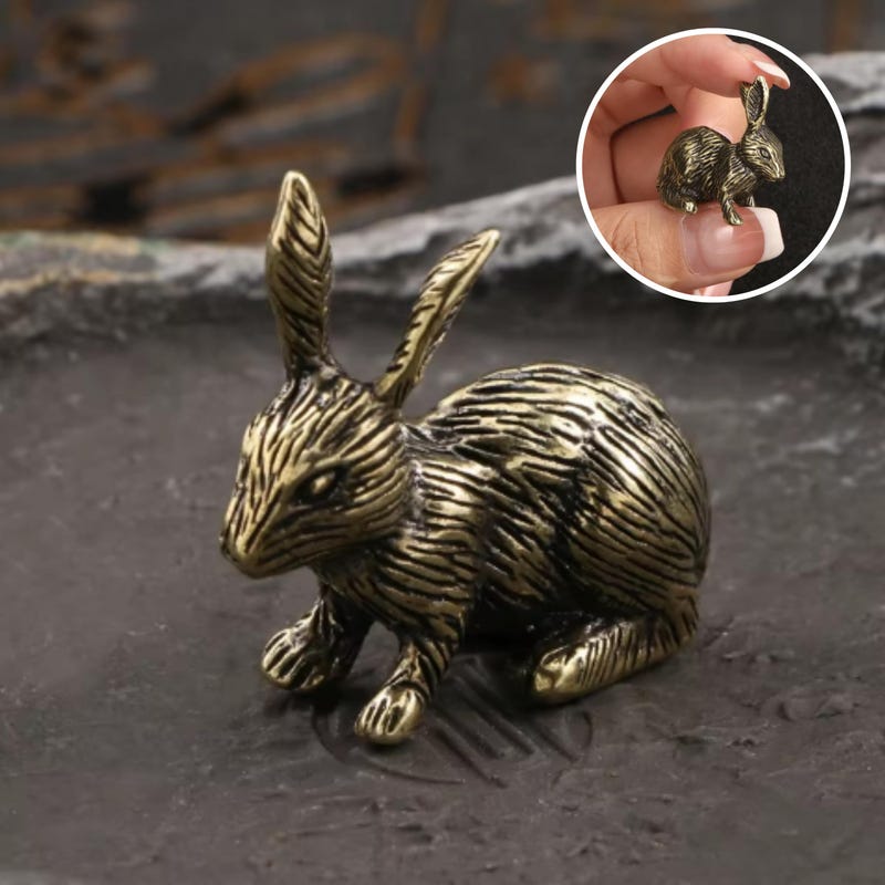 Rabbit Figurine - Etsy