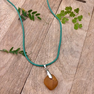 Ocean Pebble Pendant - Etsy