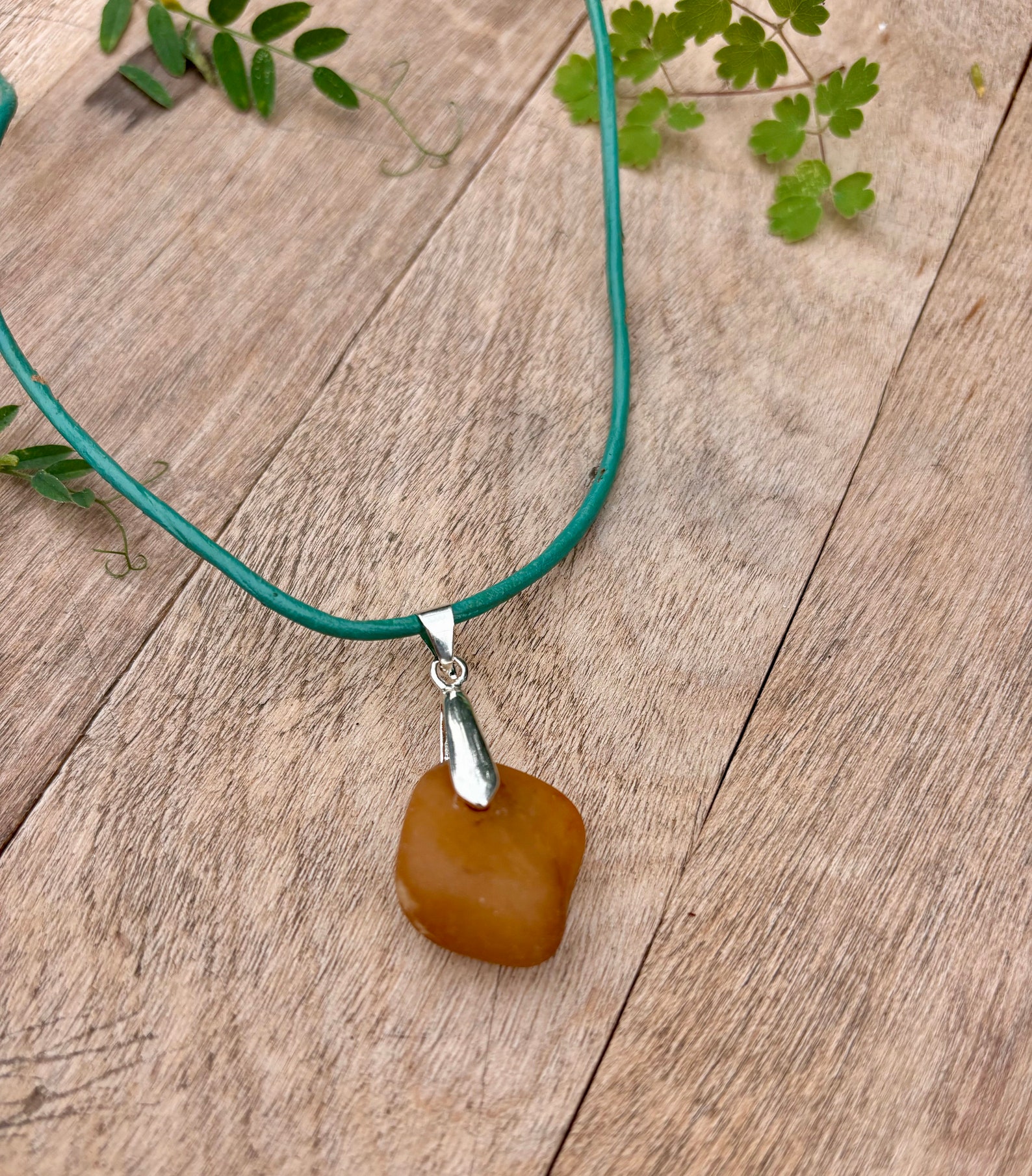 Ocean Pebble Pendant - Etsy