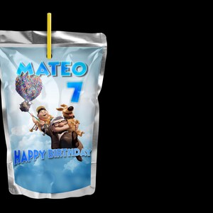 Pixart UP Movie Chip Bag Party Bundle with Name and Age PDF Digital ...