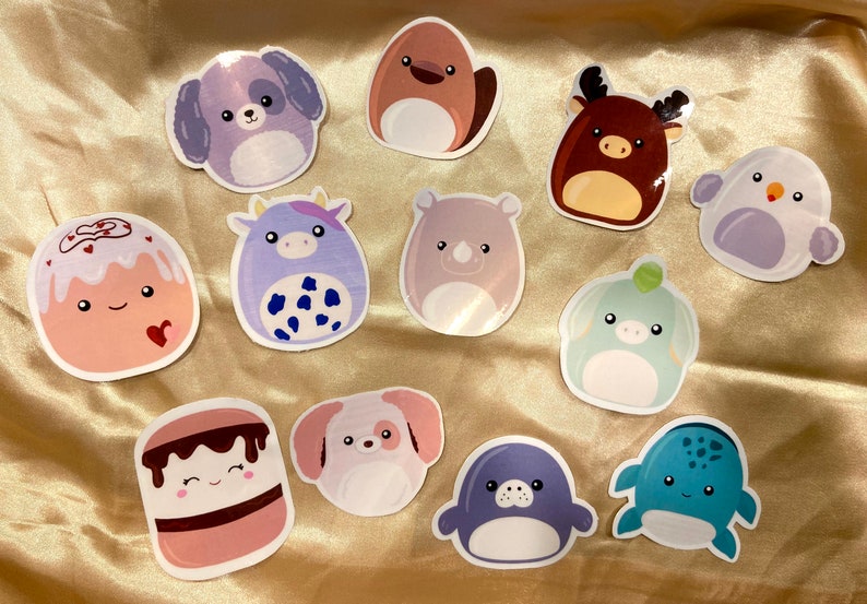 Squishmallow Sticker Sheet Part 2 Stickers Paper etna.com.pe