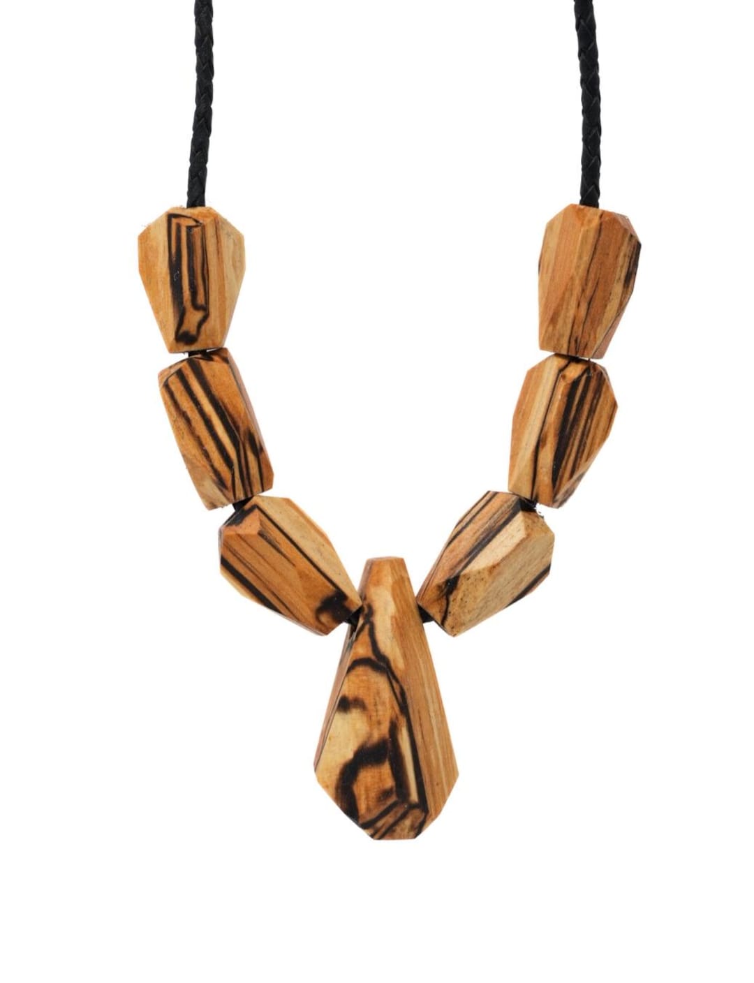 Eucalyptus Wood Shadow Necklace - Etsy