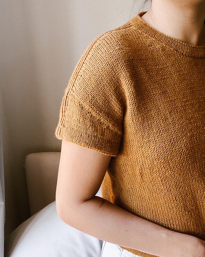 Knitting Pattern | Riley Tee - Etsy Canada