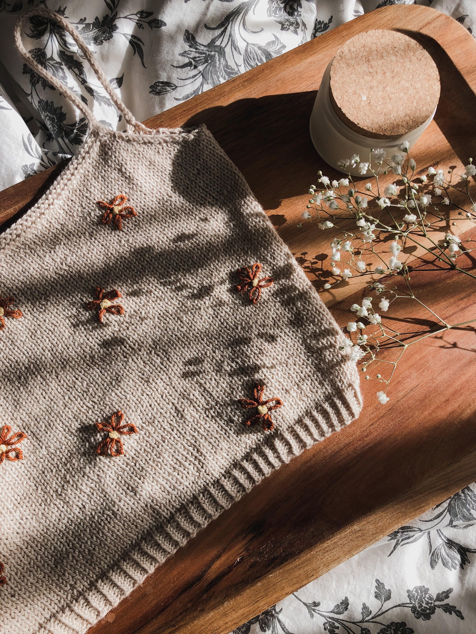 Knitting Pattern | Lazy Daisy Crop - Etsy