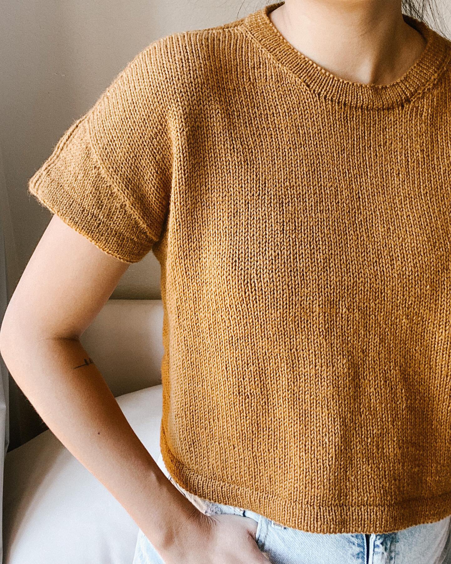 Knitting Pattern | Riley Tee - Etsy