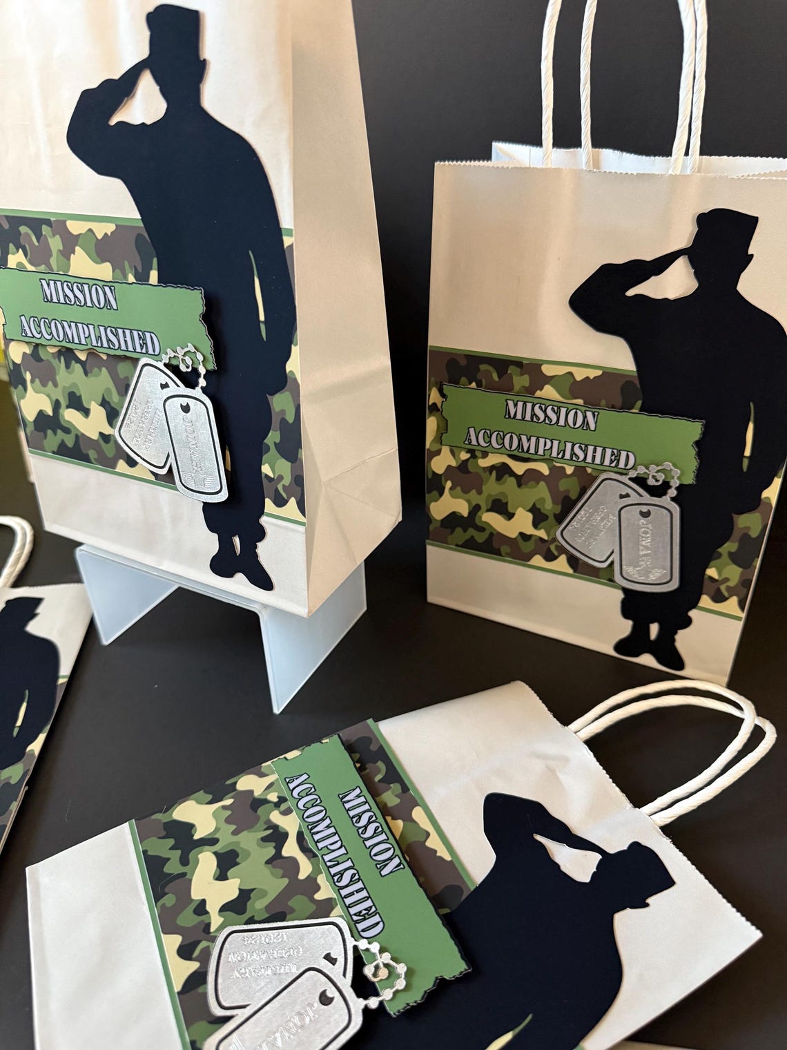 Army Party Military Soldier Party Decor Camouflage Military Party Bag ...