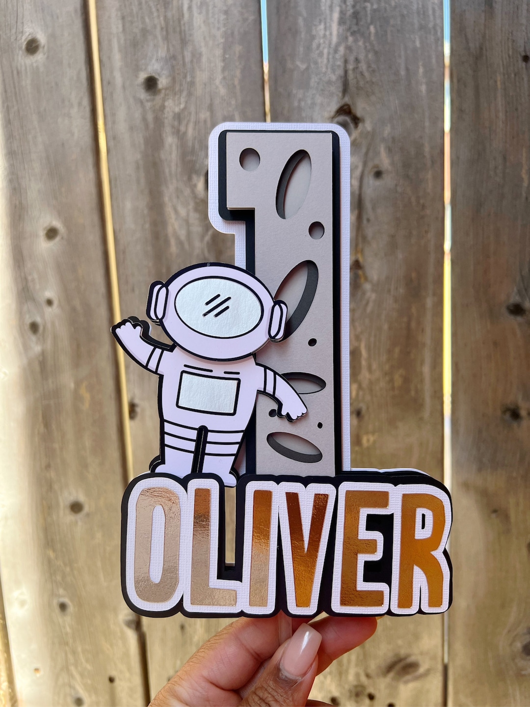 Space Cake Topper, Outer Space Cake Topper, Space Party Decor ...