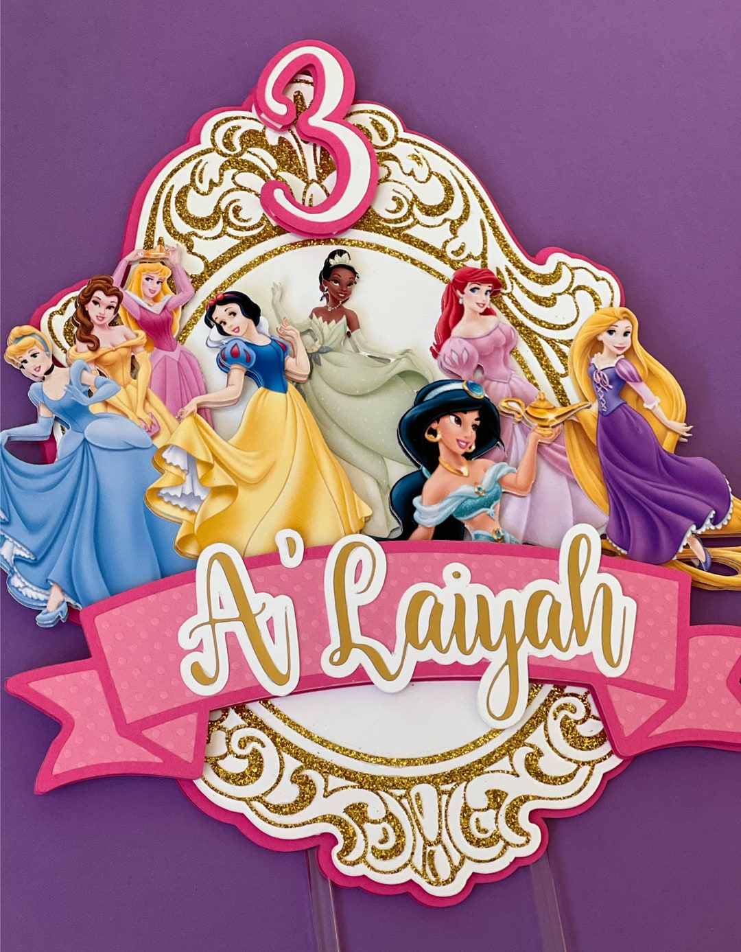 Princess Cake Topper - Etsy