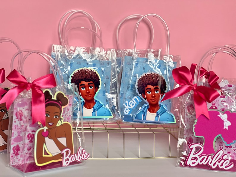 Doll Party Bags Barbie Party Doll Decoration Doll Theme Doll Favors - Etsy