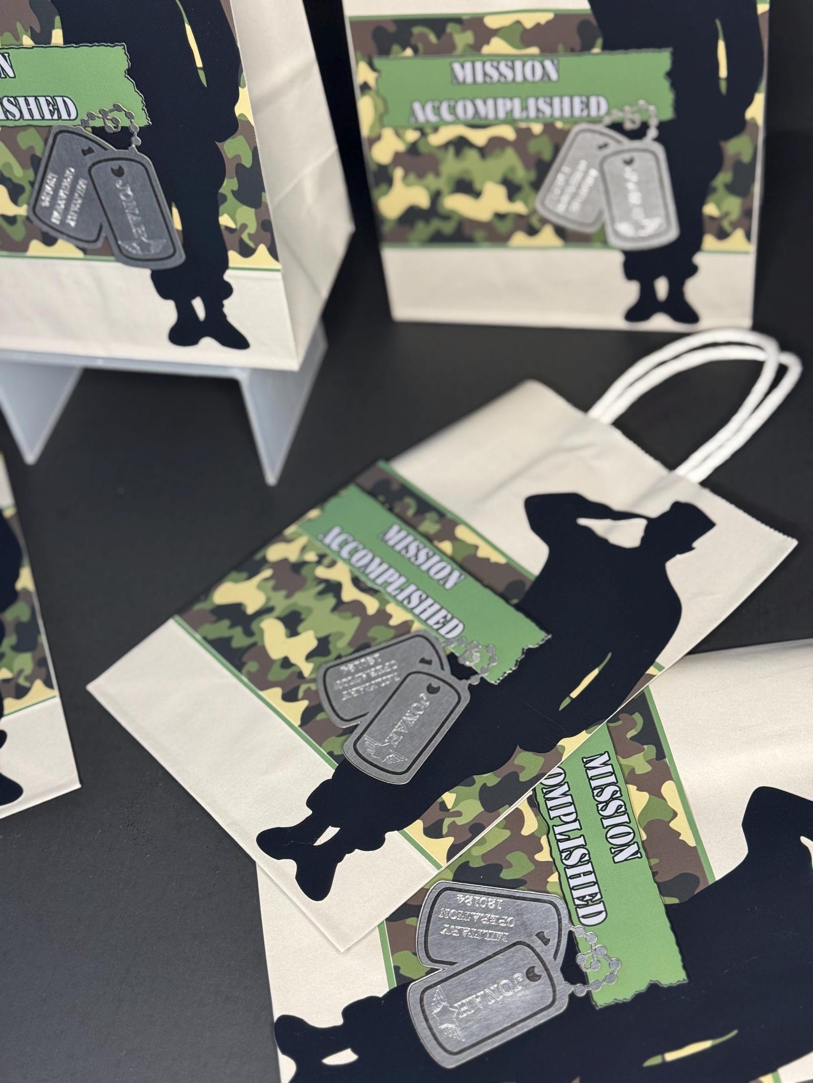 Army Party Military Soldier Party Decor Camouflage Military Party Bag ...