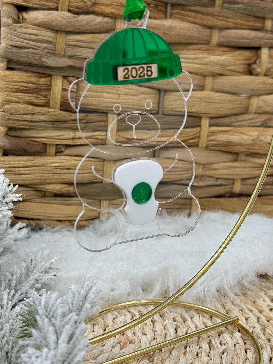 Starbucks Viral Bear Sippy Cup Bearista Bear Cup Ornament 2025 Coffee ...