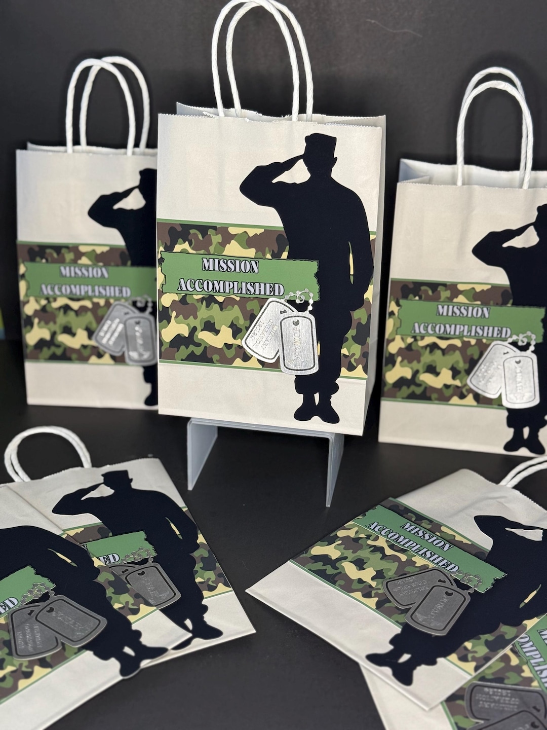 Army Party Military Soldier Party Decor Camouflage Military Party Bag ...