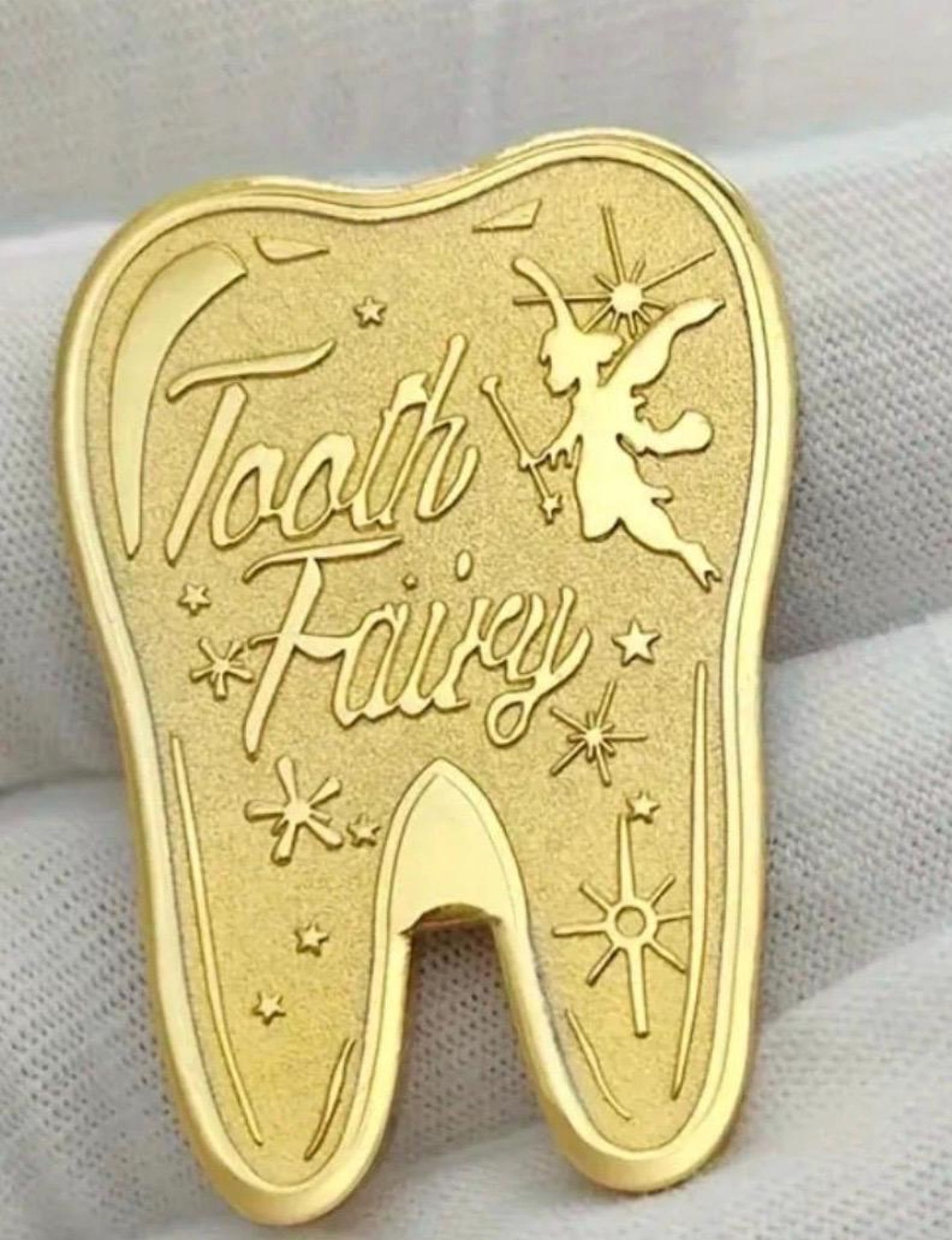 Tooth Coin, Fairy Coin, Gold Color Coin, Keepsake Gift, Fairy Money - Etsy
