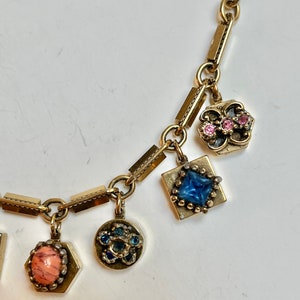 Vintage Slide Style Charm Bracelet - Etsy