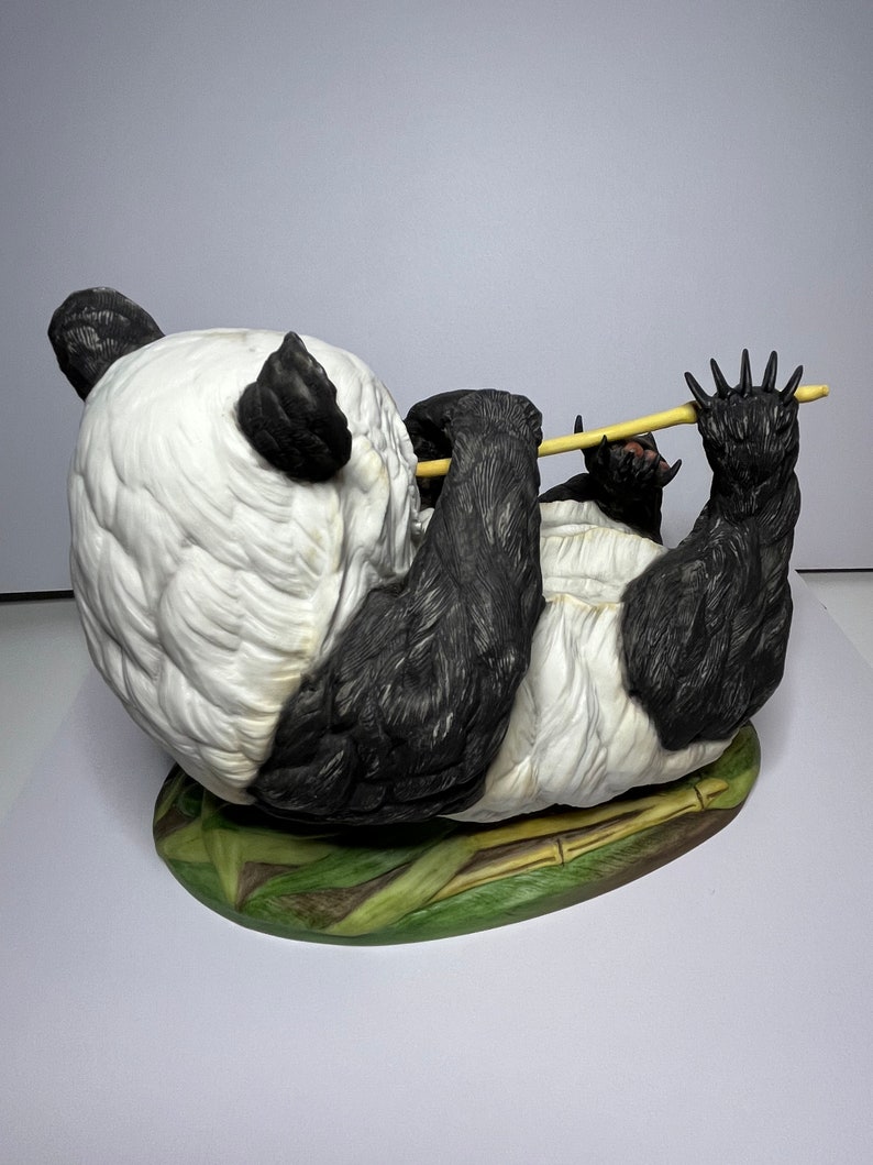 Large Boehm Porcelain Panda Cub - Etsy