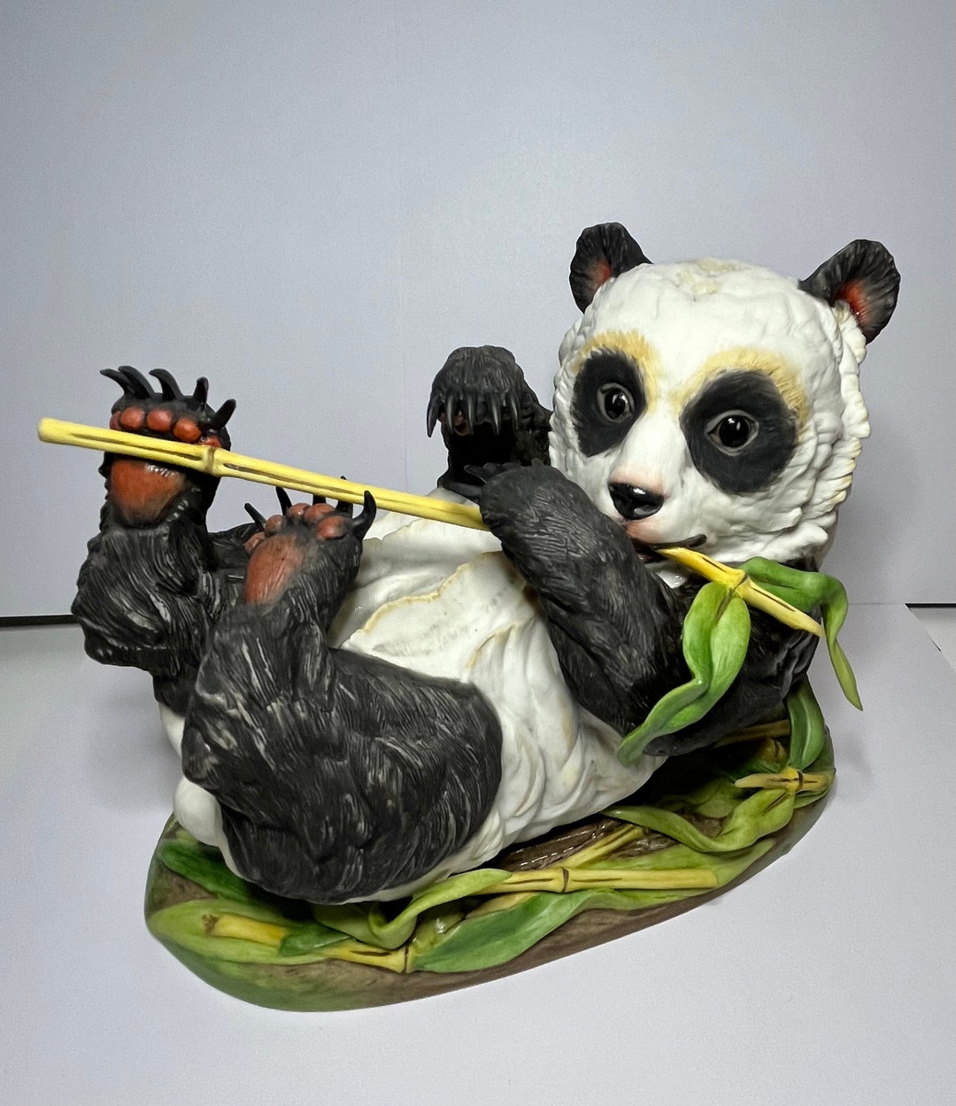 Large Boehm Porcelain Panda Cub - Etsy