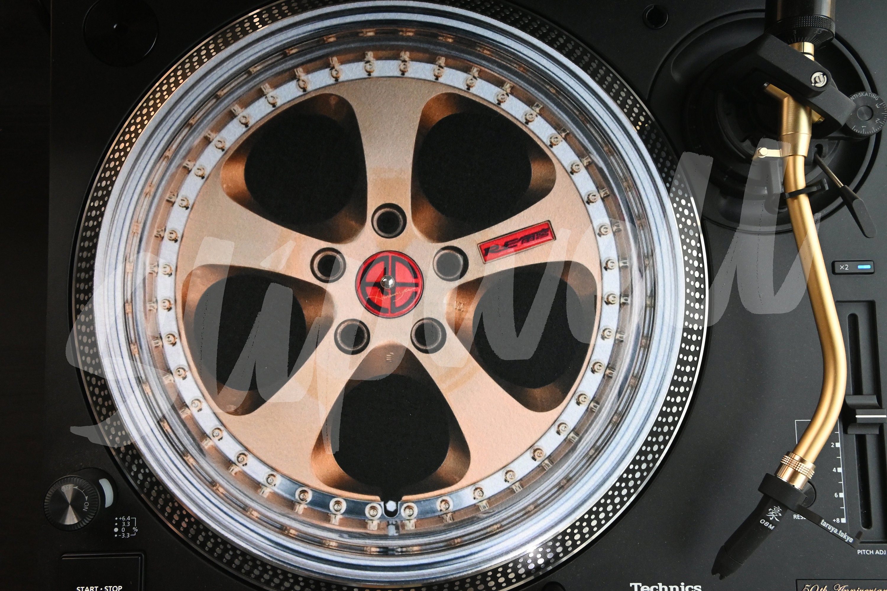 Record Player Slipmat - RE Amemiya AW7 Wheel - Etsy