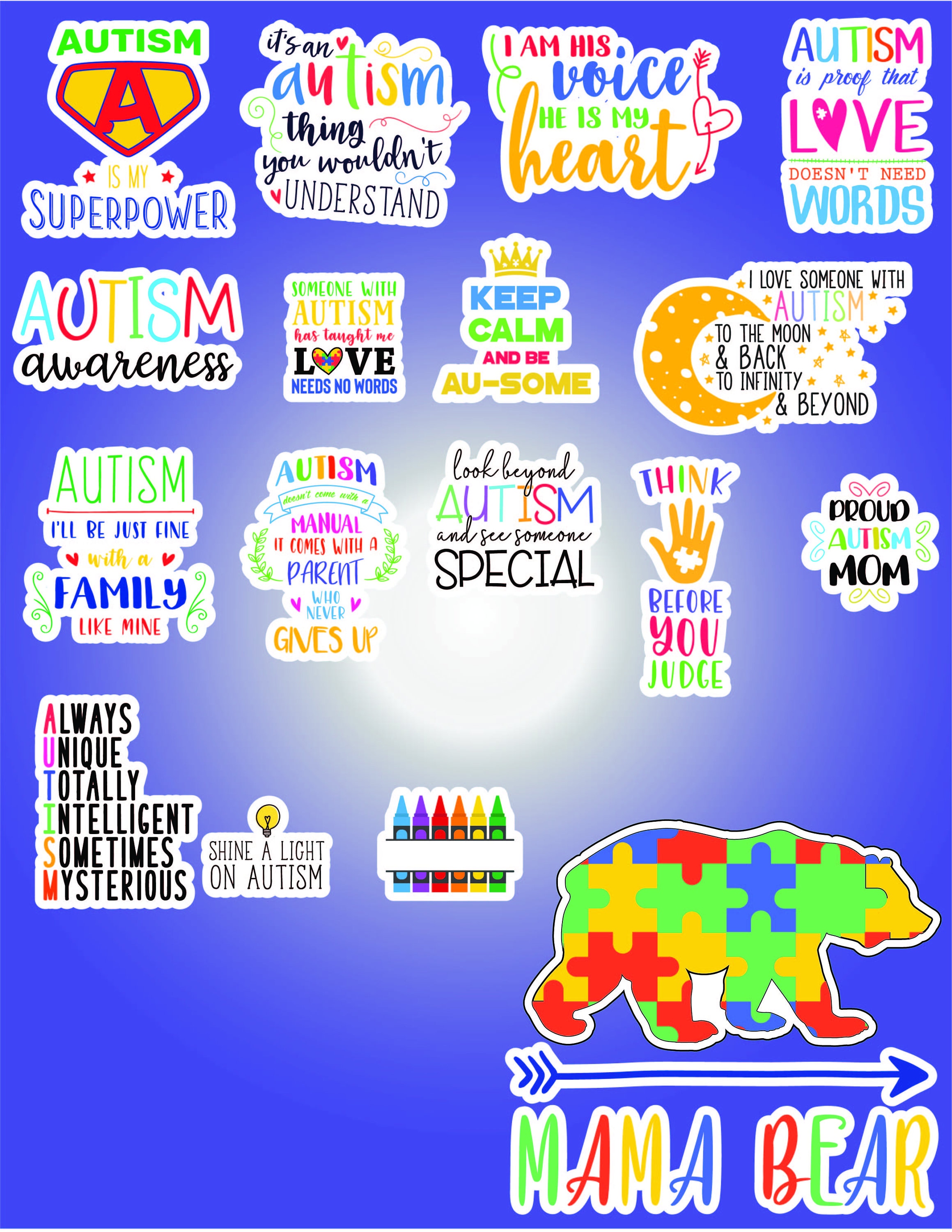 Autism Magnets - Etsy