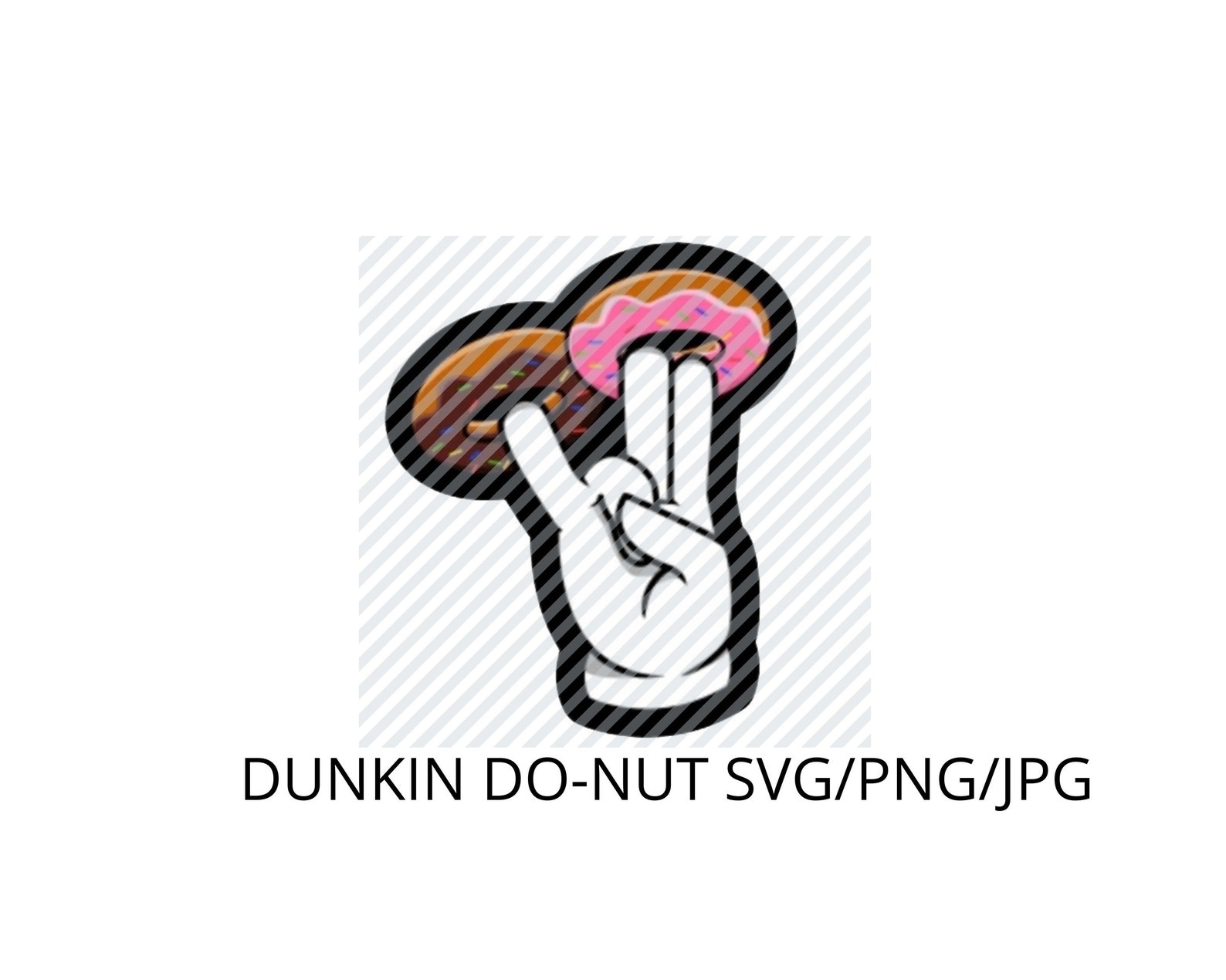 Dunkin Donut Shocker SVG/PNG/JPG | Etsy