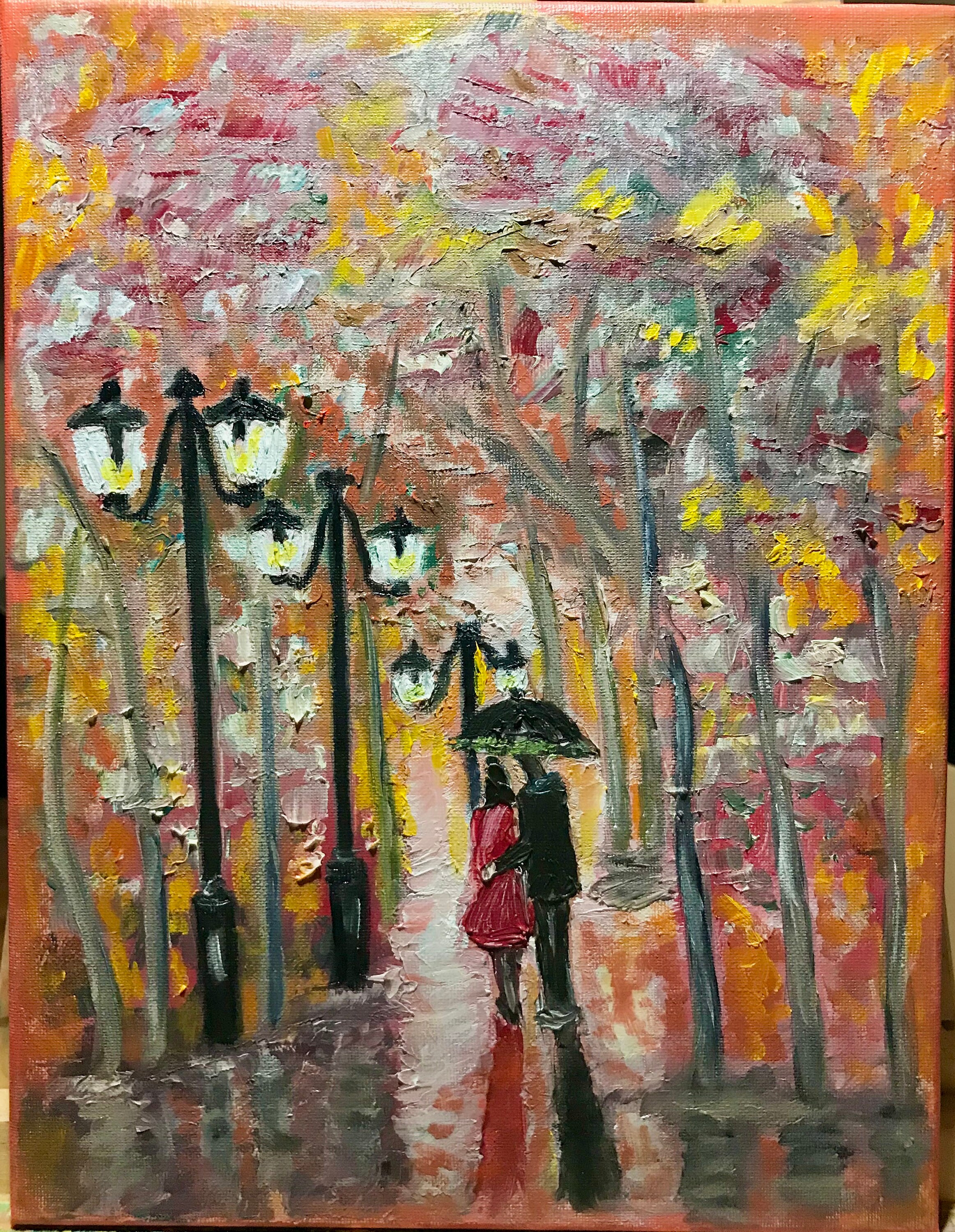 Oil Painting Focus on the Good Painting Picture Walk in - Etsy UK