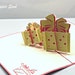 Giftbox Pop-up Card Template | Pop up Card Pattern, Birthday Pop up ...