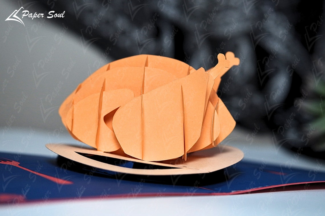 Thanksgiving Pop-up Card SVG | Thanksgiving Card Svg | 3d Thanksgiving ...