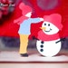 Snowman Pop-up Card Template Snowman Card Svg Winter Card Svg 3D ...