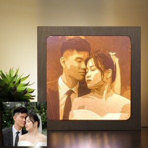 Custom Portrait Kirigami Lightbox | Personalized Gift | A Handmade Gift ...