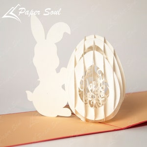 Set of 2 Easter Pop-up Card Templates | Easter Card SVG | Cricut Pop-up ...