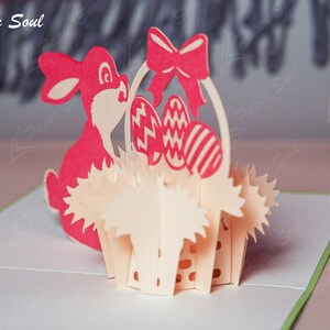 Set of 2 Easter Pop-up Card Templates | Easter Card SVG | Cricut Pop-up ...