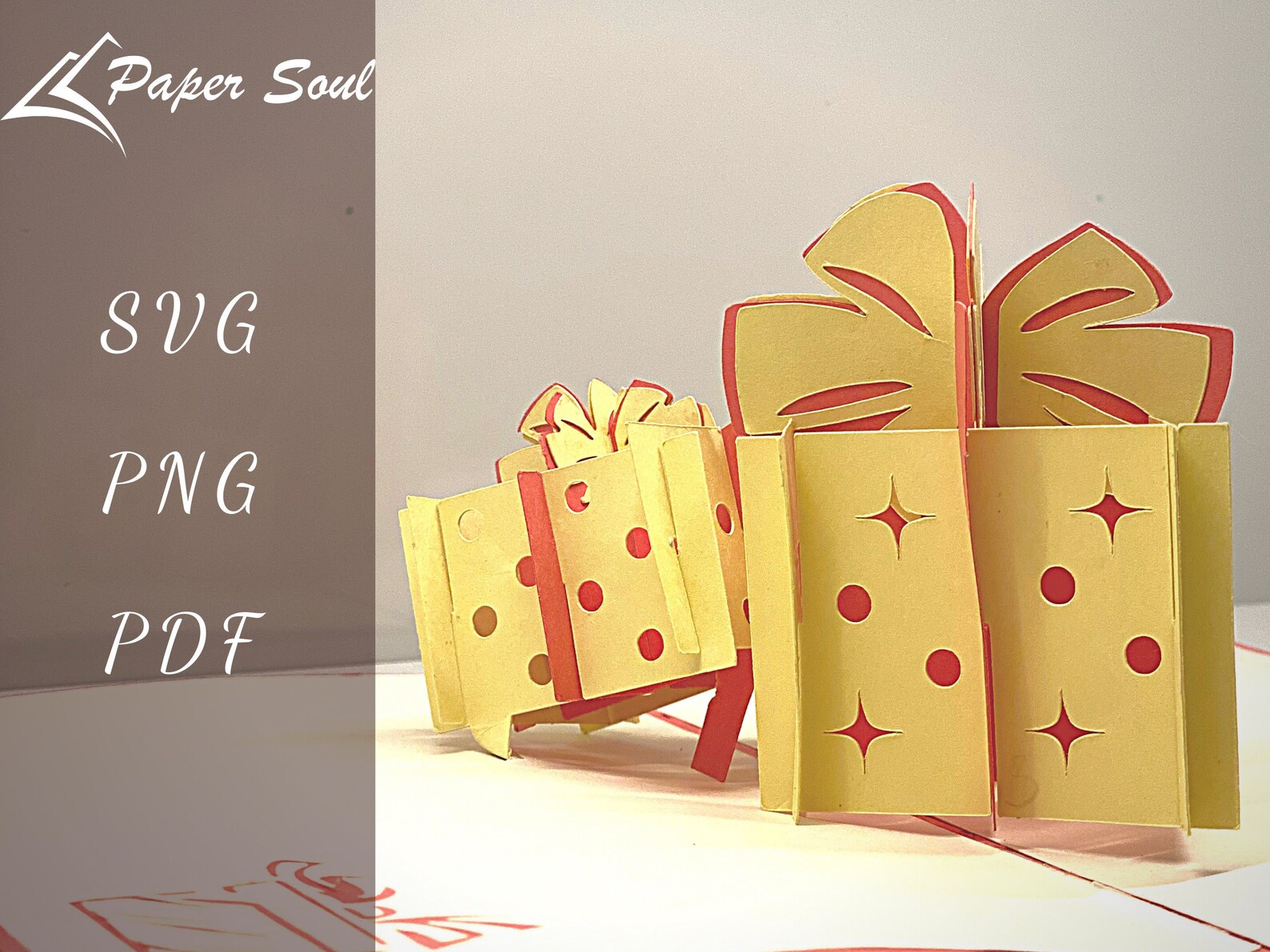 Giftbox Pop-up Card Template Pop up Card Pattern Birthday - Etsy Canada