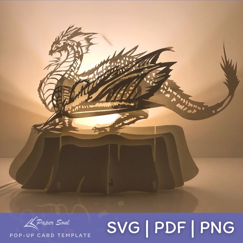 Papercraft Dragon - Etsy