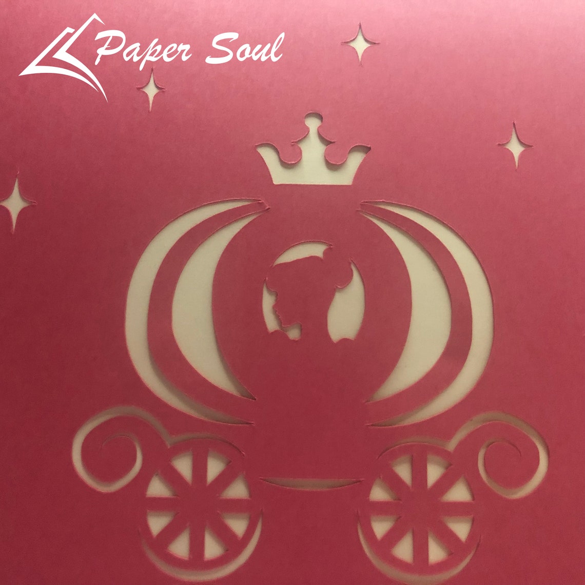 Cinderella Carriage Pop up Card Svg Cinderella Carriage Pop | Etsy