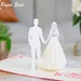 Pop up Wedding Cards DIY Set of 2 Wedding Pop-up Card Templates 3d Card ...
