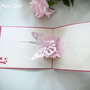 Ballerina Pop up Card Template | Ballerina Birthday Card Template, Birthday Pop up Card, Svg ...