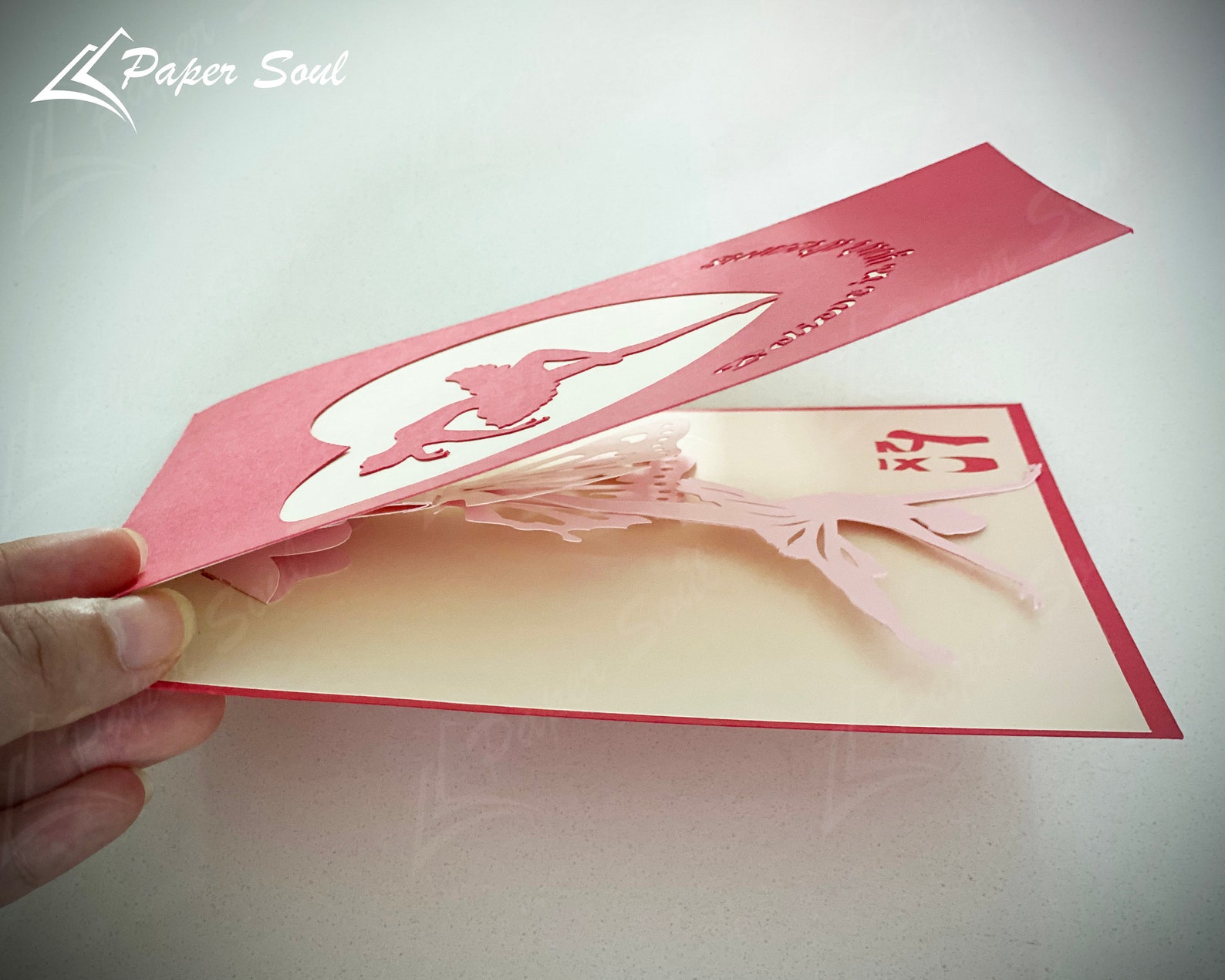 Ballerina Pop up Card Template Ballerina Birthday Card | Etsy