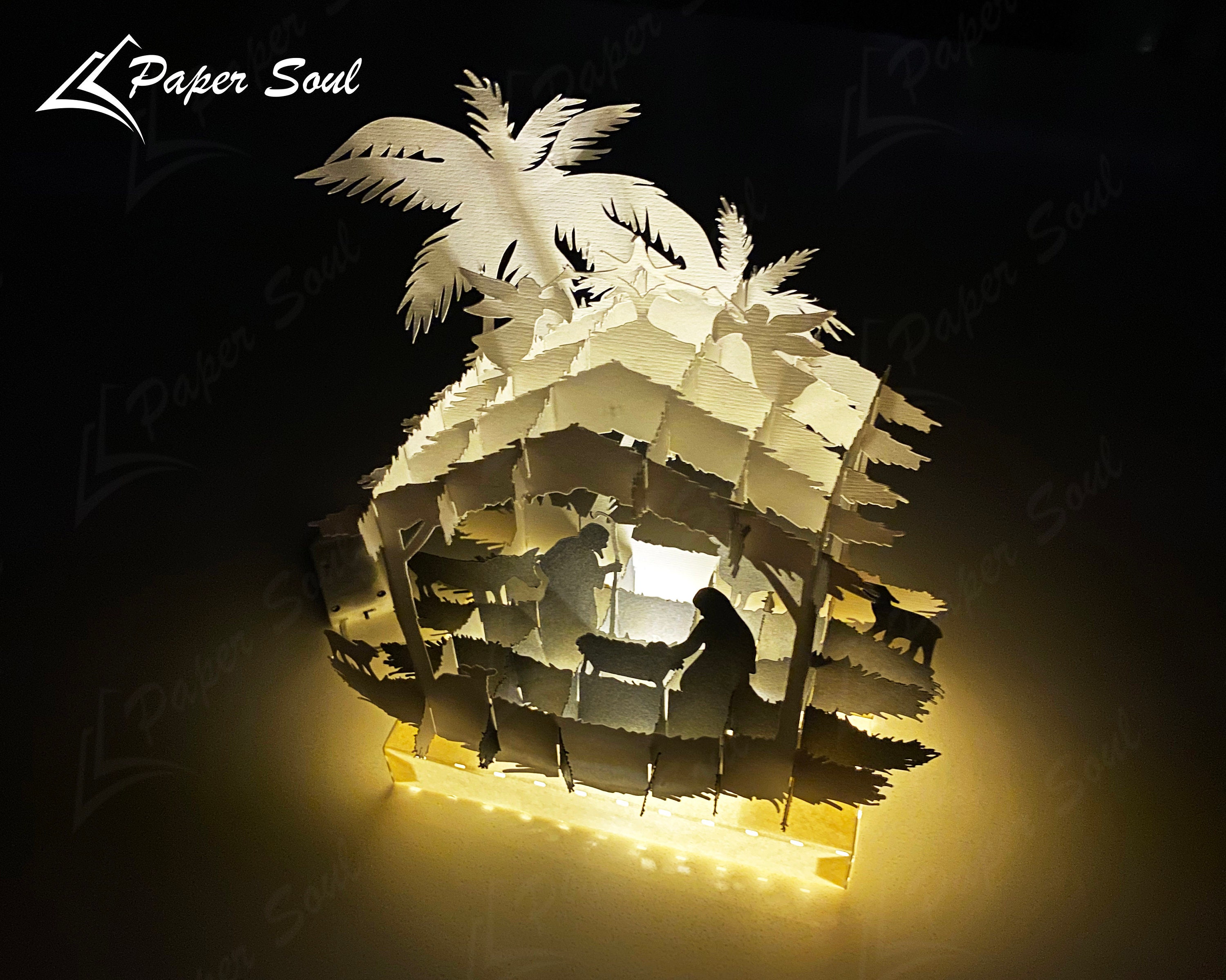 3d Nativity Scene SVG Nativity SVG Nativity Silhouette - Etsy Canada