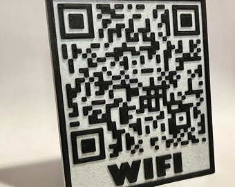 Wifi Qr Code Stand - Etsy