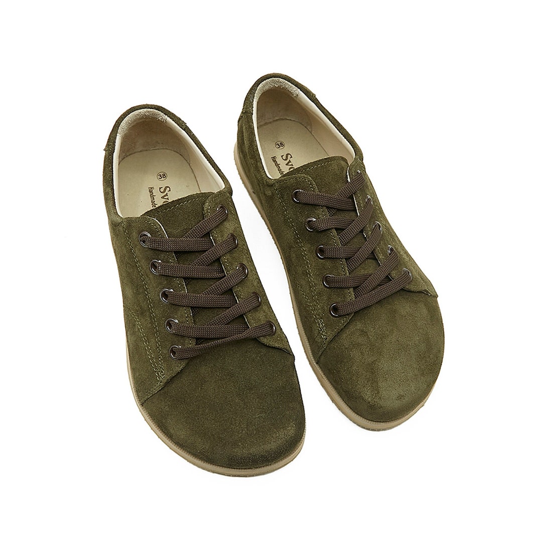 Women Barefoot Shoes | Zero Drop Shoes | Suede Slip on | Wider Leather ...