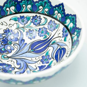 Original Handmade Turkish Blue Ceramic Bowl, Best Gift for Home, Home ...