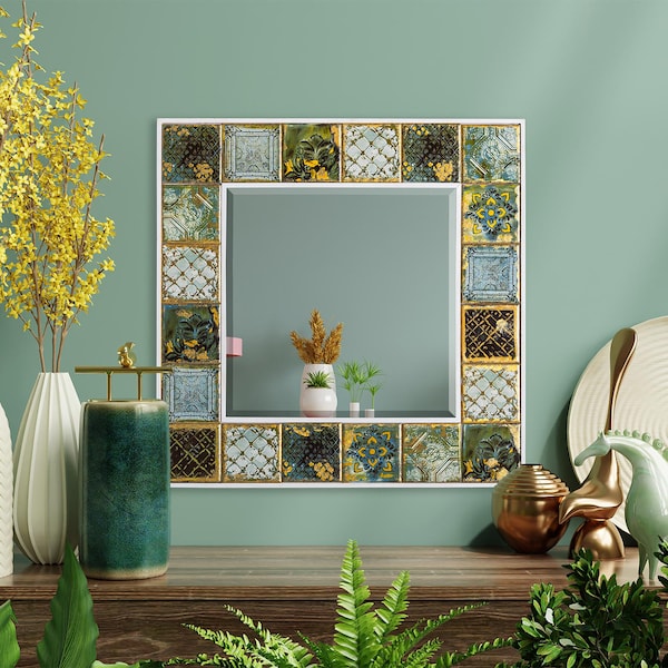 Bohemian Mirror - Etsy
