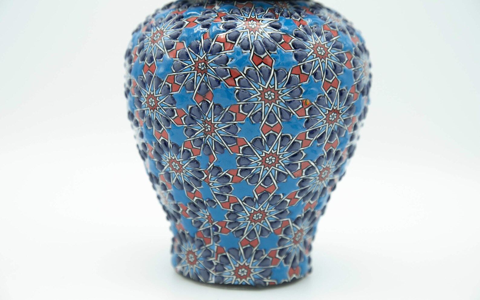 10'' Handmade Decorative Ceramic Jar Ceramic Blue | Etsy