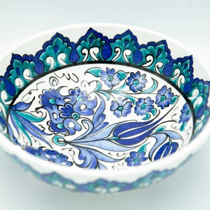 Original Handmade Turkish Blue Ceramic Bowl, Best Gift for Home, Home ...