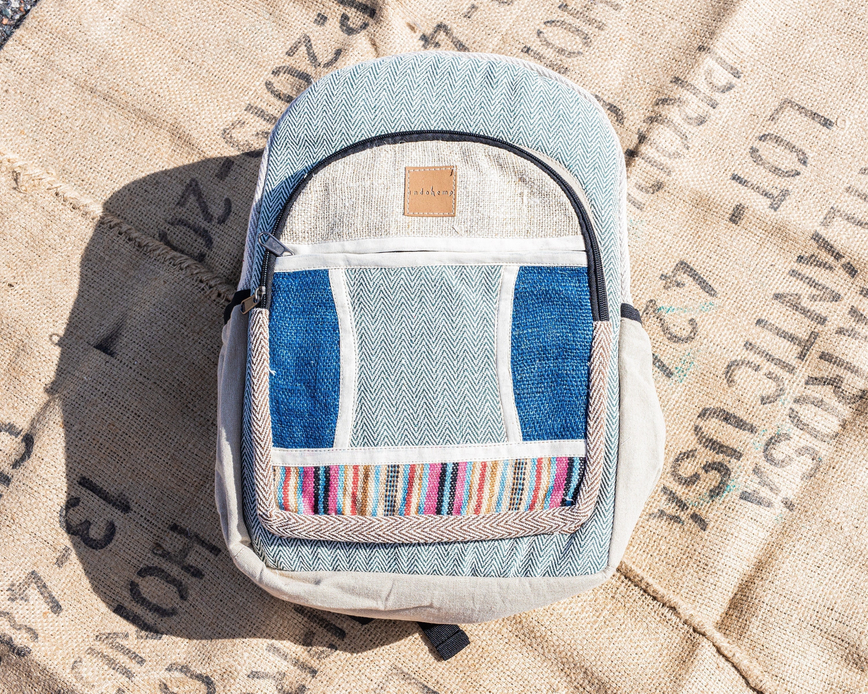 Himalayan Hemp Backpack | Handmade | Eco-friendly | Vegan | Travel ...